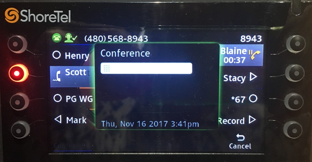 Stacy’s Tip of the Week 11.13.17 ShoreTel Connect Client: Conference ...